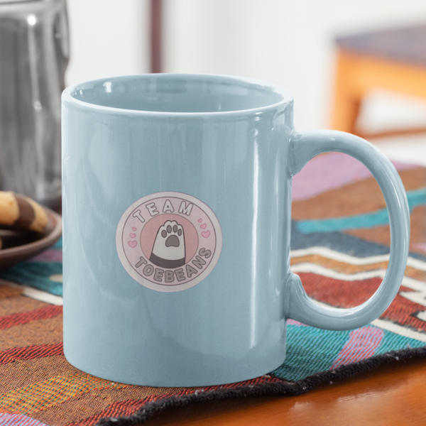 Team Toe Beans Sticker – princesscecily