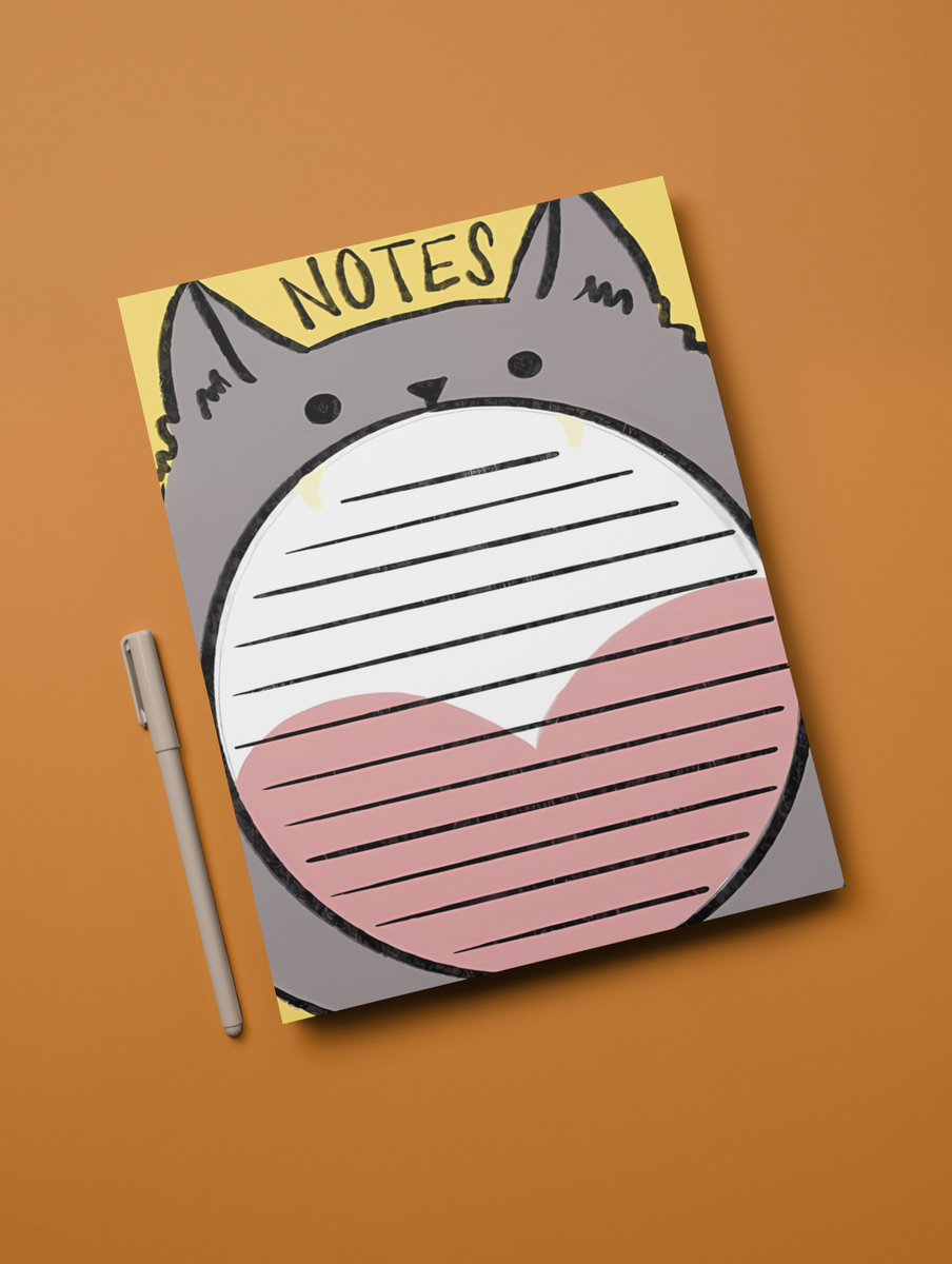 Chonky Cat Note Pad – princesscecily